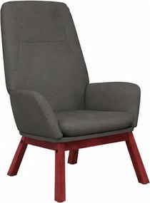 relaxační křeslo, odpočinkové, masivní kaučukovník/kov/textil, 95x76x71 cm, nohy tmavé/tmavě šedá, Dekorino KR20260082