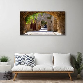 Obraz na plátně Zunel Ulička Architektura 120x60 cm