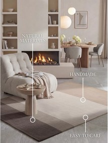 Hnědý/krémový vlněný koberec 160x230 cm Edmund – Villeroy&amp;Boch