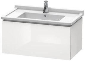 Duravit L-Cube - Umyvadlová skříňka 41x82x47 cm, 1 zásuvka, lesklá bílá LC616502222