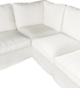 Potah na pohovku IKEA  Ektorp rohová barva bílá