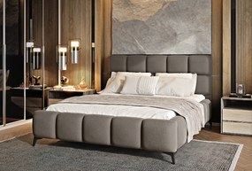 Eltap Čalouněná postel Mist Materiál a barva potahu: Riviera 97 - tmavě šedá, Rozměry (cm): 180x200