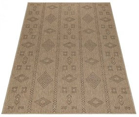 Vopi | Kusový koberec Dhaka 8711 black - 80 x 250 cm