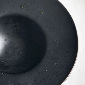 House Doctor Keramický stojánek na vejce Pion Black - set 4 ks, černá barva, porcelán