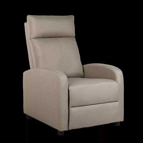 LuxuryForm DESIGN Televizní křeslo RUFO s polohováním - béžové