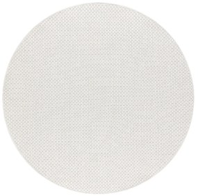 Dywany Łuszczów Kusový koberec Timo 6272 White kruh – na ven i na doma - 150x150 (průměr) kruh cm