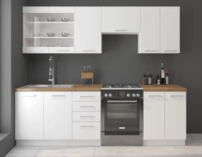 Kuchyňská skříňka EKO bílá 80 GS-72 2F