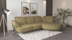 XXXLutz ROHOVÁ SEDAČKA, textil, olivově zelená Sit & More - Sedací soupravy - 000144013267