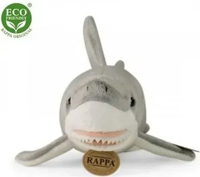 RAPPA Plyšový žralok 36 cm / ECO-FRIENDLY / od 0 měsíců