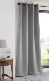 Zatemňovací závěs blackout NOTTE šedý 135 x 250 cm sada 2 ks