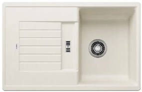 Blanco Zia 45 - Silgranitový dřez, 780x500 mm, jemná bílá 527200
