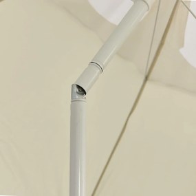 Plážový slunečník pískově žlutý 300 cm 314715