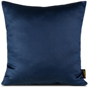SATÉNOVÝ POVLAK NA POLŠTÁŘ DINA 40X40 CM TMAVĚMODRÁ