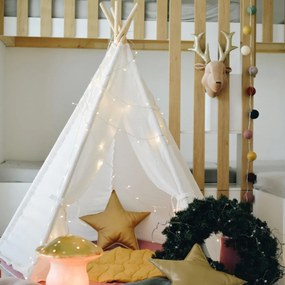 Vigvam design Teepee Vesper White - Čtvercové s podlážkou