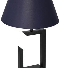 Stolní lampa 1xE27/60W/230V 45 cm modrá/zlatá