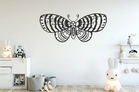 Lepy.cz Samolepka na zeď Motýl Velikost (šířka x výška): 60x26cm, Barevná varianta: Bílá