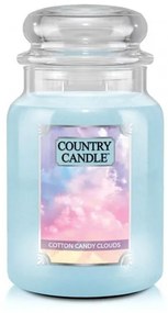 Country Candle Vonná Svíčka Cotton Candy Clouds, 652 g SLEVA