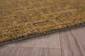 Vopi, Metrážový koberec Alassio zlatohnědý - neúčtujeme odřezky z role, na míru, šíře 2m,3m,4m, hnědá, filc, chodba / předsíň