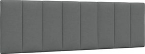 Rám postele bez matrace Hanko tmavě šedý 160 x 200 cm textil 3310399