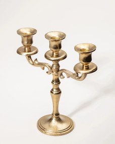 Svícen Golden Charm I 24x10x26 cm