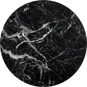 HALMAR OREO sada dvou konferenčních stolků černý mramor
