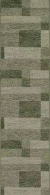 Associated Weavers, Protiskluzový běhoun na míru Icona 29, šíře 100 cm, zelená, chodba / předsíň
