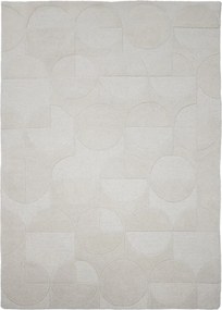 Slonovinový ručně tkaný vlněný koberec 120x170 cm Gigi – Flair Rugs