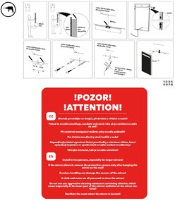 Nimco LED zrcadlo 600x800 se dvěma dotykovými senzory - ZP 22002VX
