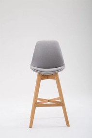 Bhm germany Barová židle Cane, textilní látka, šedá