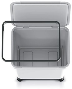 Odpadkový koš SYSTEMO 29 L světle šedý