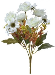 Umělé květiny bílé kopretiny – 29 cm