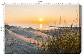 Obraz Západ Slunce Na Baltském Moři Nedostatek Nedostatek Plátno Canvas 90x60
