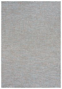 Kusový koberec venkovní VERANDA 6365A Sisalový modrý hnědý Rozměr: 200x200 cm