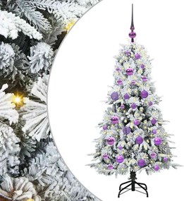Umělý Skládací Vánoční Strom s stojanem Bílá 120 cm PE a PVC 3397464