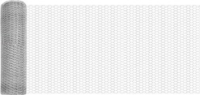 Hexagonální kotvení plotu 10 x 0,4 m Pozinkovaná ocel Stříbrná 3352902