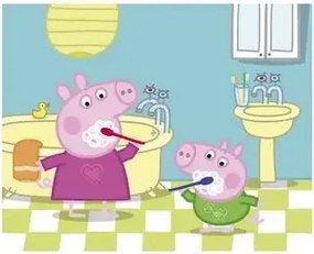 DINO Dřevěné kostky Peppa Pig Veselý den / 20 kostek / od 3 let