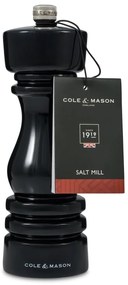 Cole&Mason Mlýnek na pepř London Black Gloss Precision+ 18 cm