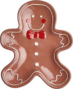 SWEET X-MAS Servírovací talíř perníkový panáček 20 cm