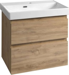 Aqualine Altair - Umyvadlová skříňka 62x60x37 cm, dub emporio AI368