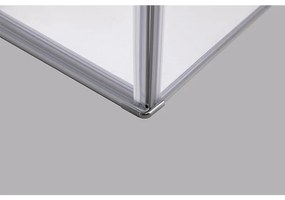 BPS-koupelny Čtvercový sprchový kout HYD-SK1180B 90x90 chrom/transparent - bez vaničky