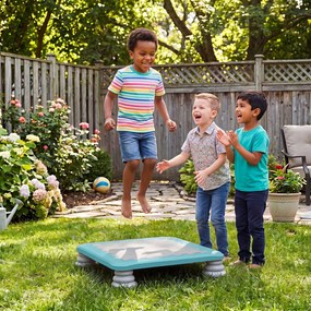 Costway Mini trampolína pro děti 65 cm velký trampolína odrazový můstek