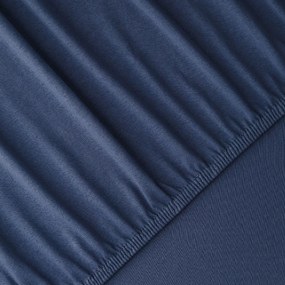 Florella Prostěradlo Solit Jersey Jeans, 90-100x200 cm