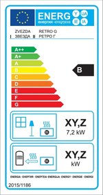 Krbová kamna ZVEZDA RETRO - G ZV-307