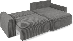 Rozkládací oboustranná sedací souprava do L NORDEN TILIA 250x140 cm, krémová