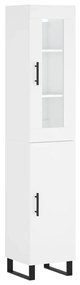 Skříň highboard bílá 34,5 x 34 x 180 cm kompozitní dřevo,  3199193