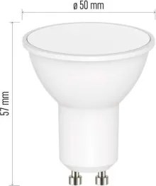 Emos lighting Chytrá LED žárovka GoSmart MR16 / GU10 / 4,8 W (35 W) / 400 lm / RGB / stmívatelná / WiFi 1525500500