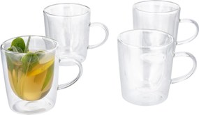 Silvercrest® Termo sklenice (skleněné hrnky na čaj, 4 kusy)