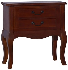 Noční stolek Angelo - klasicky hnědý | 60x30x60 cm