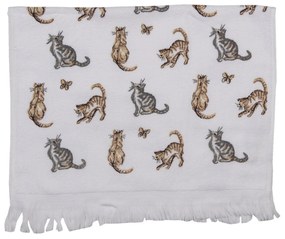 Kuchyňský froté ručník s kočky - 40*66 cm