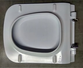 Cersanit Metropolitan, toaletní sedátko z duroplastu s pomalým zavíráním, bílá, OK581-009-BOX